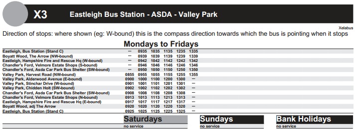 Southampton Bus Update: Velvet 46 temporary timetable / Sunday service ...