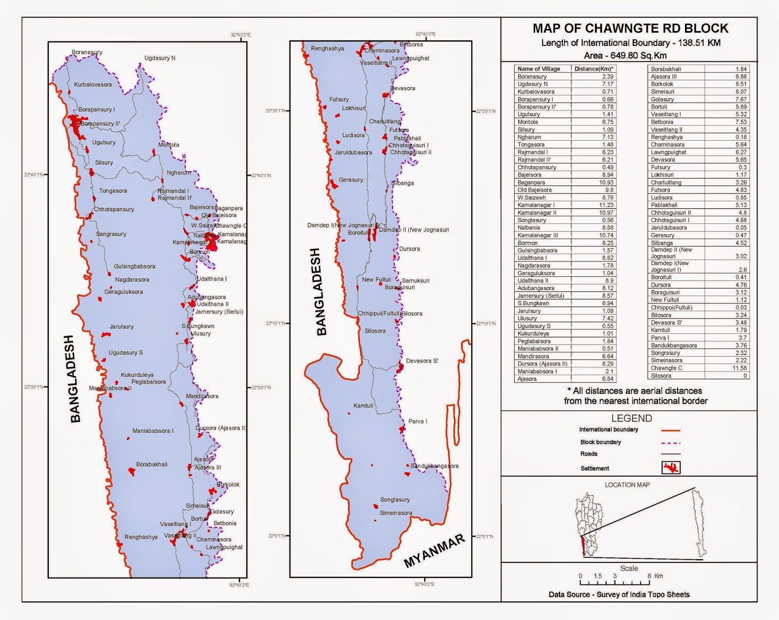 Chakmaland Today: Political Map of Chakma Autonomous District Council ...