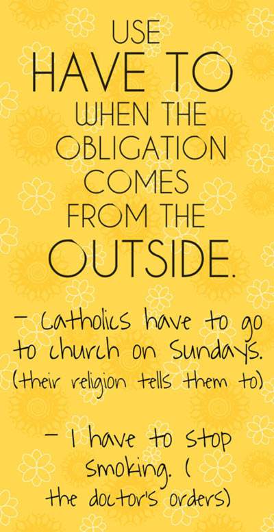 Must & Have to - Summerhill STUDIO | Grammar