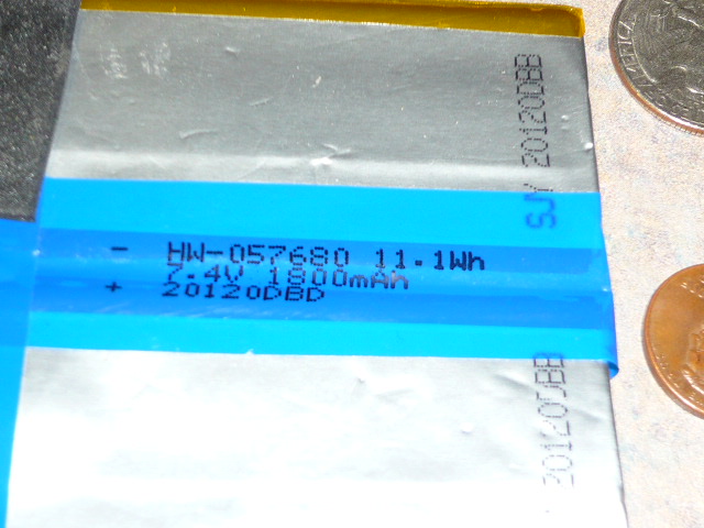 Craig Tablet Battery picture model CMP741D