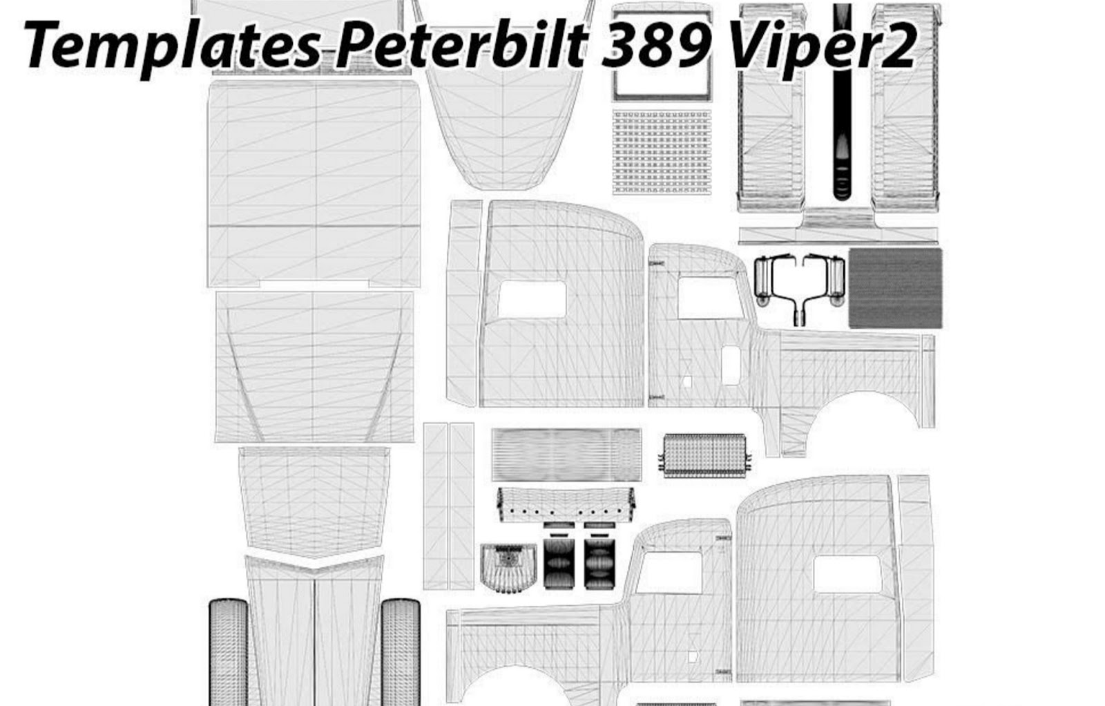 Templates Para o Peterbilt 389! - American Truck Simulator Mods - Mods ...