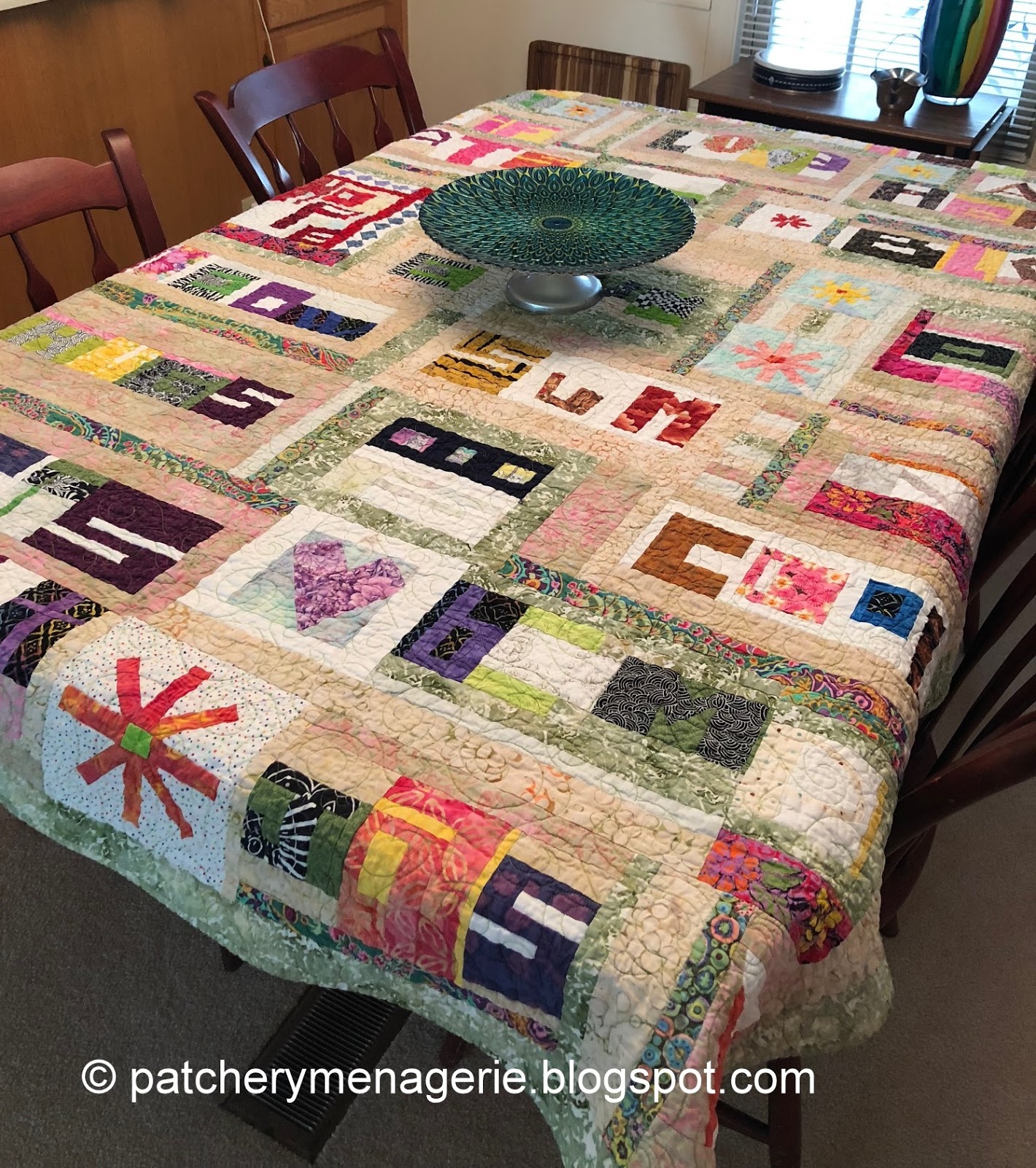 The Patchery Menagerie: Table Quilts