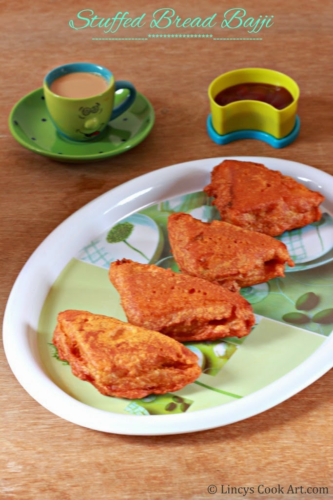 Stuffed Bread Bajji/ Potato Stuffed Bread Fritters/ Potato Stuffed ...