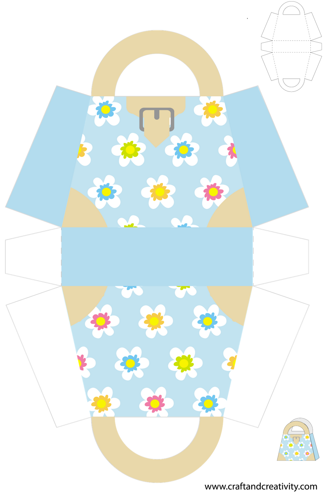 Moldes das bolsinhas para dia das mães | Pra Gente Miúda