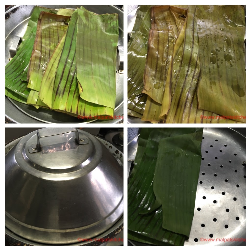 ELAI ADAI (Steamed rice pan cakes in banana leaves, stuffed with ...