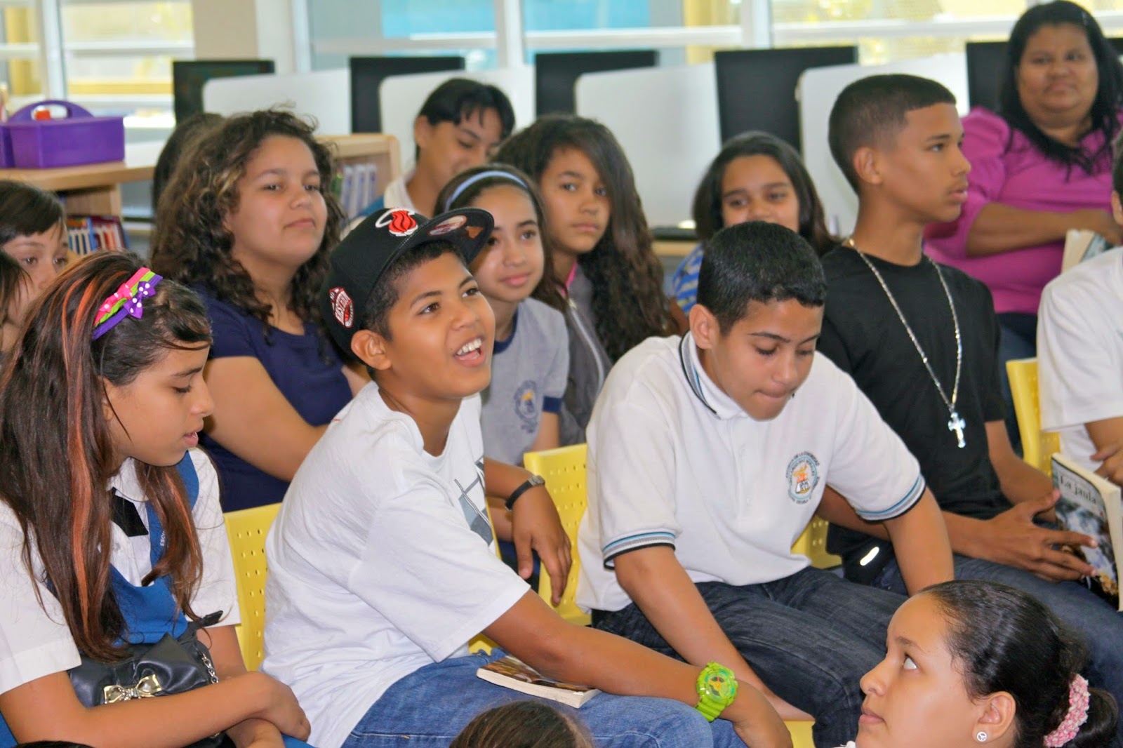 Visita a la Escuela Elemental Abelardo Díaz Morales de Caguas, P.R.