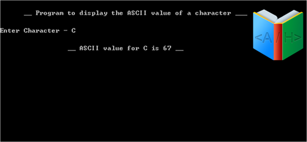 Assignment Hub Display The ASCII Value Of A Character In C assignment-hub-display-the-ascii-value-of-a-character-in-c
