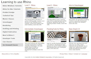 OnDemand Rhino and Grasshopper training - News - McNeel Forum