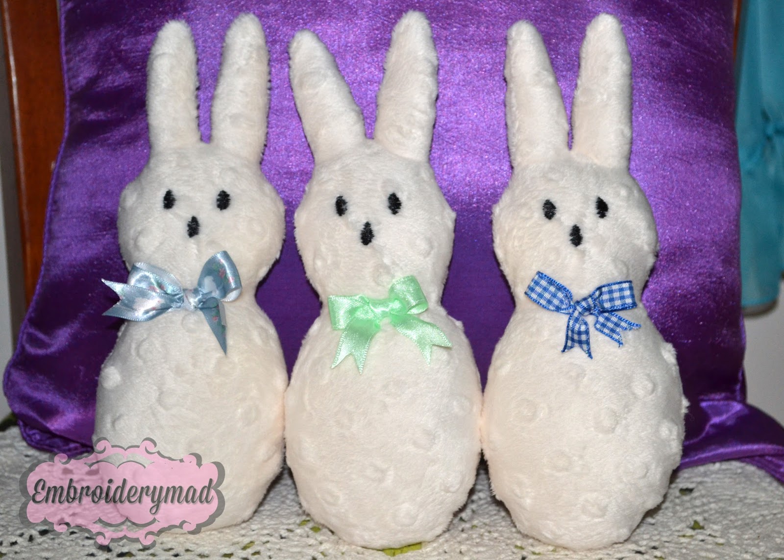 Embroiderymad: Bunny Stuffies......