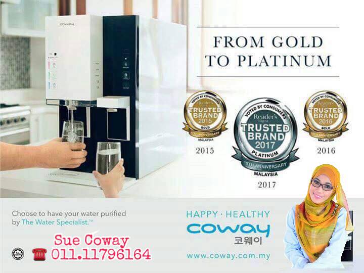 COWAY DARI GOLD AWARD KE PLATINUM AWARD