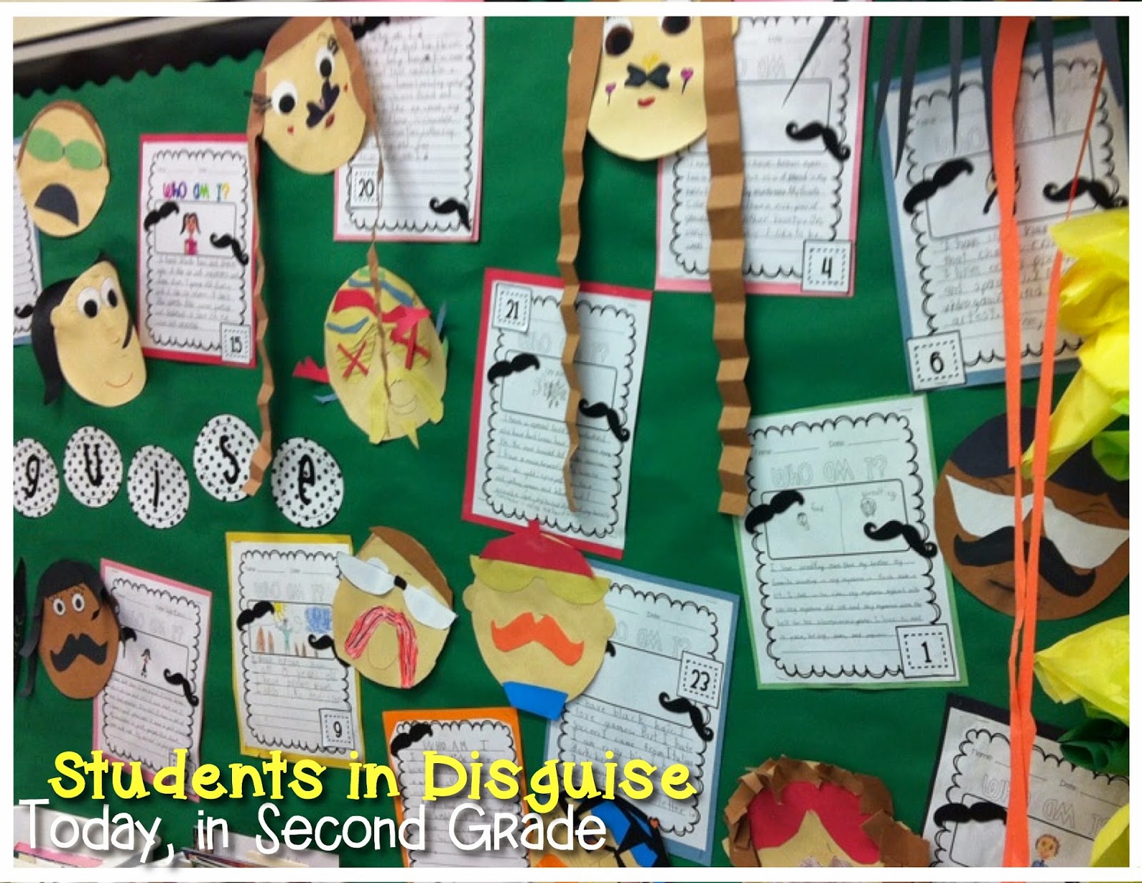 Students in Disguise - Today in Second Grade