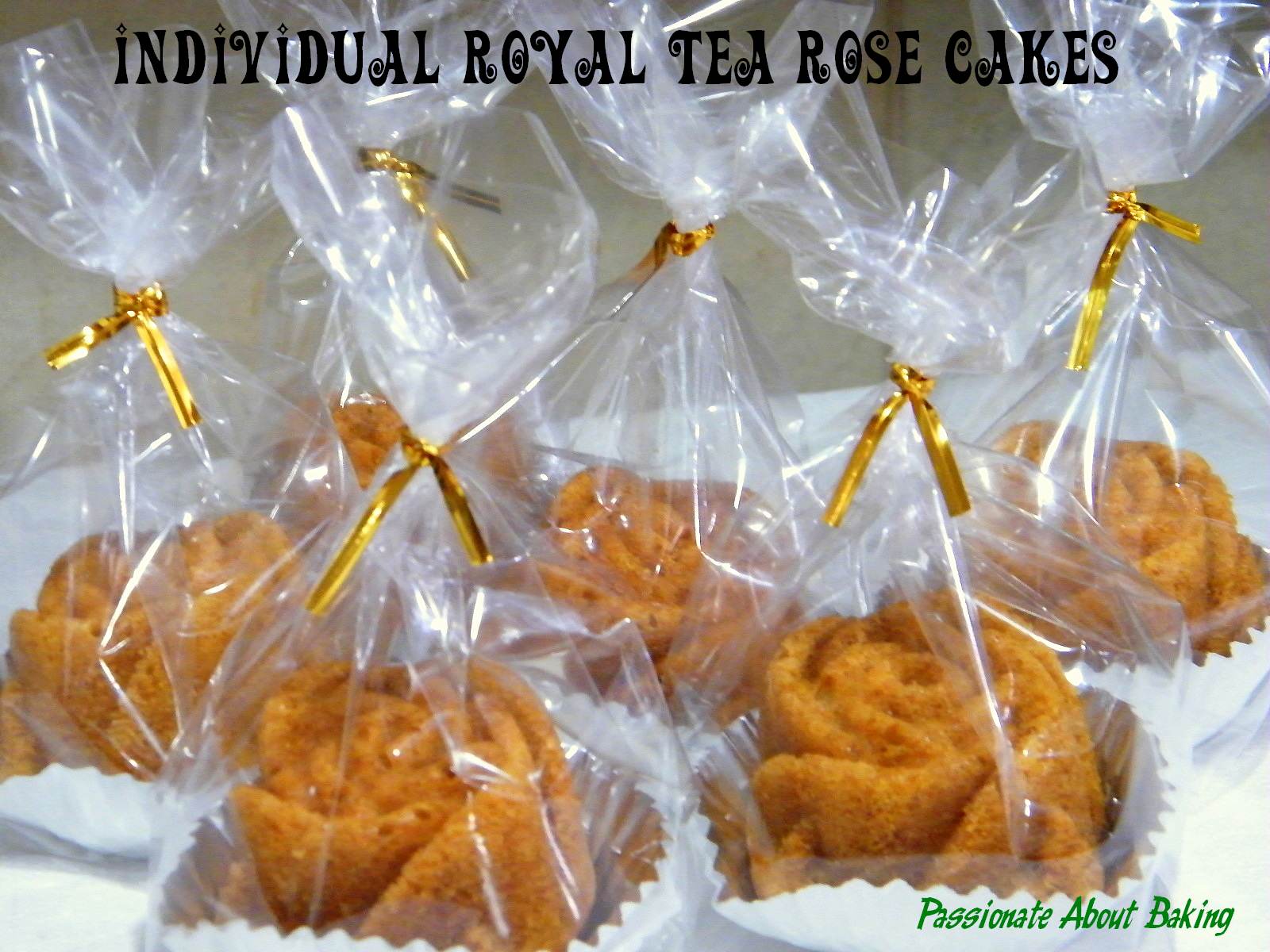 Royal Tea Rose Butter Cakes | Passionate About Baking