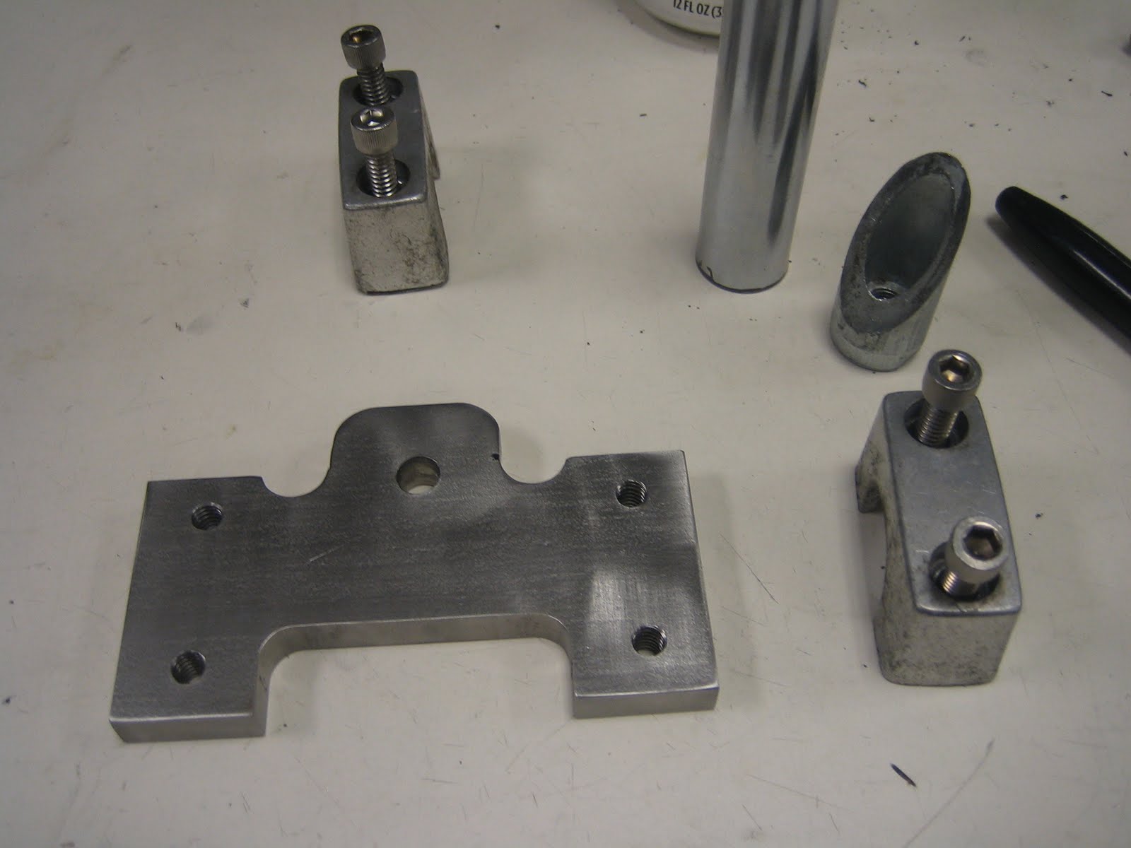 Bad Ass Moped: Welded Steering Column