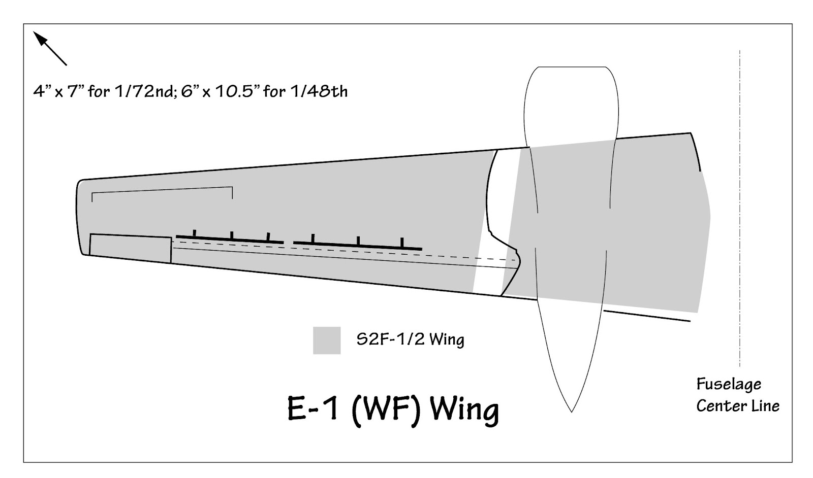 Tailhook Topics Drafts: Half-baked 1/72nd Grumman WF-2/E-1B Conversion