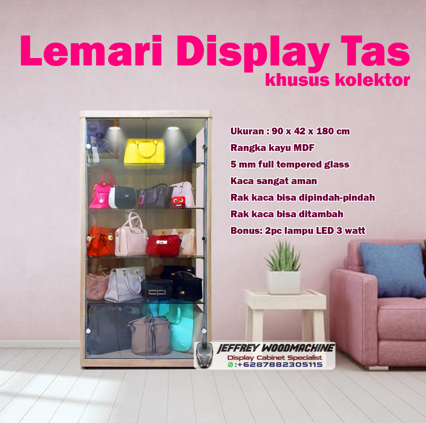 JEFFREY WOODMACHINE - Specialist custom rak pajangan display kolektor ...