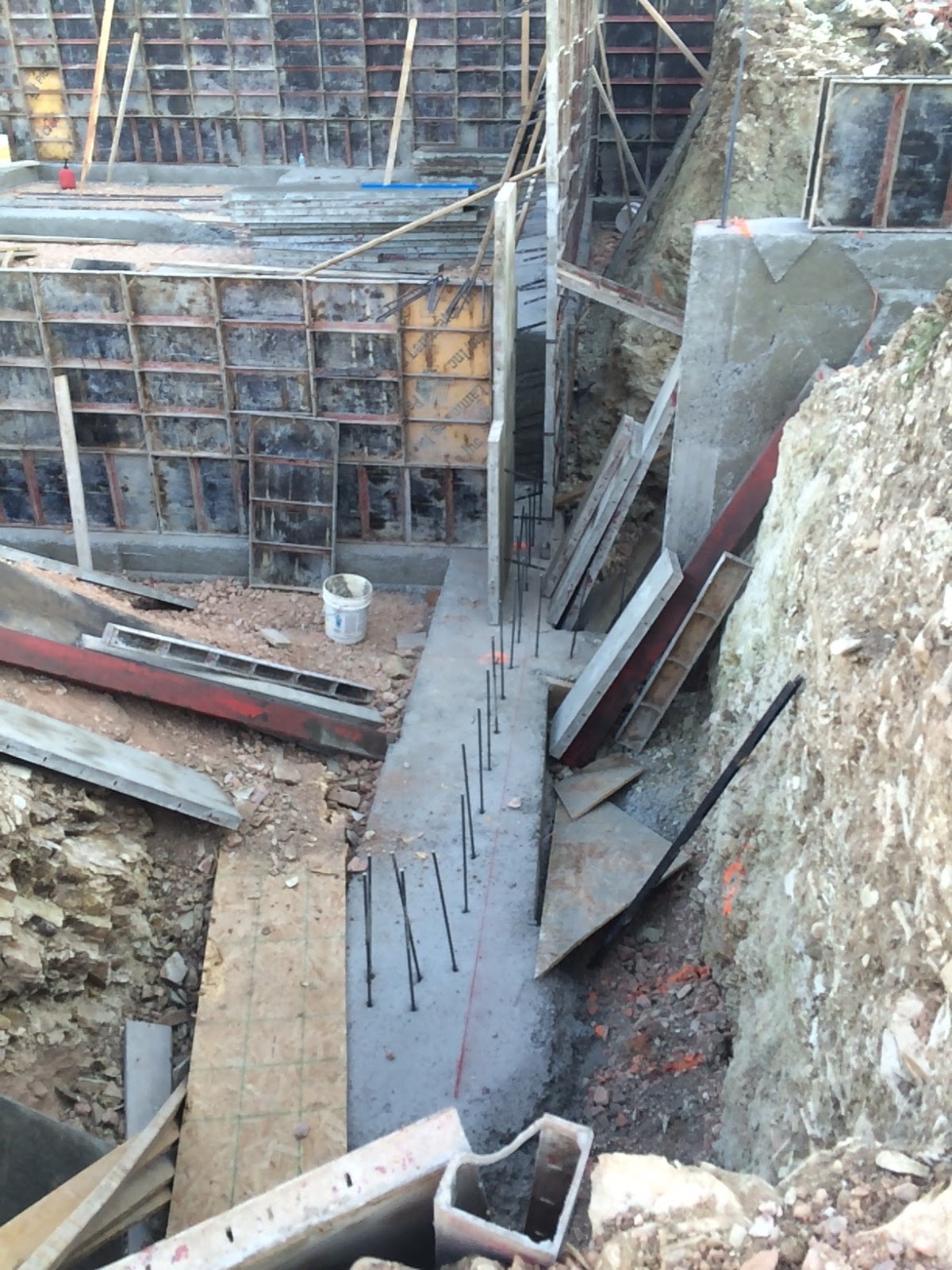 Our Adventure begins...: Excavation over!! Footings In!! Foundation in ...