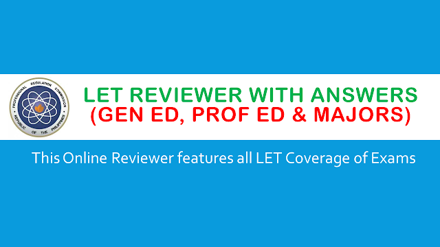 LET Reviewer 2020 (Gen. Ed, Prof. Ed. and Major): PROFESSIONAL EDUCATION