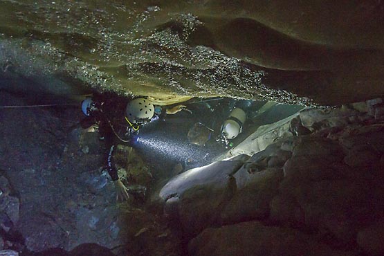DEVIL'S HOLE CAVE DIVE PROJECT, DEATH VALLEY NATIONAL PARK. - ADAM HAYDOCK
