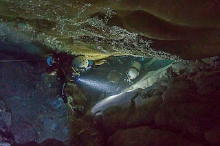 DEVIL'S HOLE CAVE DIVE PROJECT, DEATH VALLEY NATIONAL PARK. - ADAM HAYDOCK