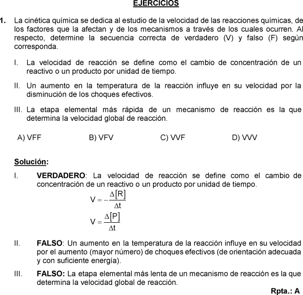CINÉTICA Y EQUILIBRIO QUÍMICO PROBLEMAS RESUELTOS