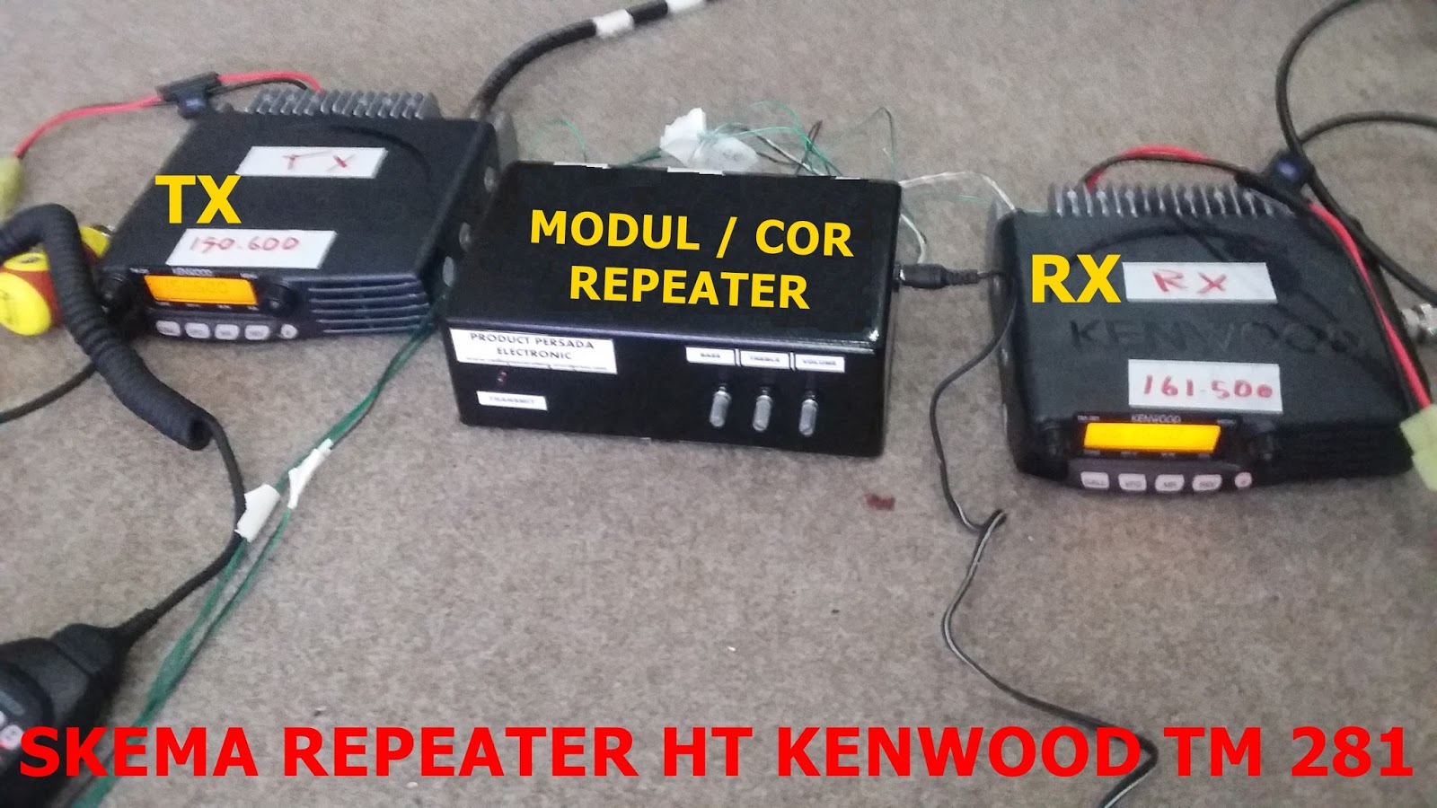 HOBY RADIO KOMUNIKASI HT RIG VHF UHF: COR REPEATER ICOM 2100