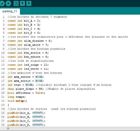 Etude et programmation carte ARDUINO UNO