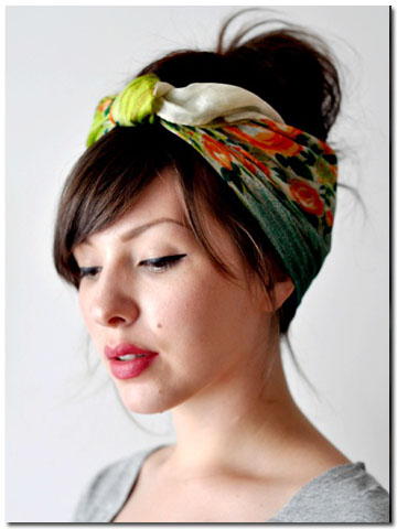 Kanubeea Hair Clip: Tutorial Menggunakan Head Scarf Atau Syal Pada Rambut