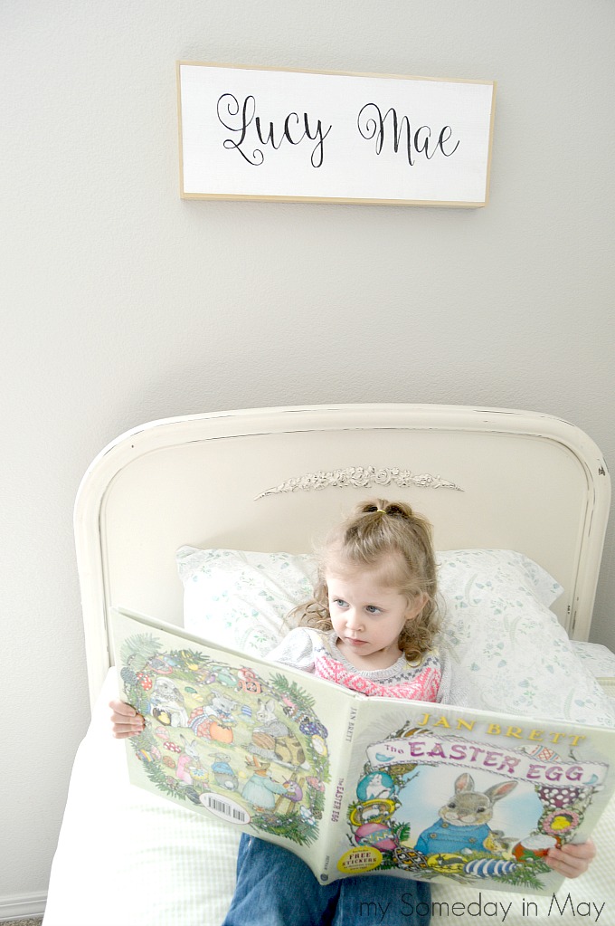 DIY Name Sign - My Someday in May