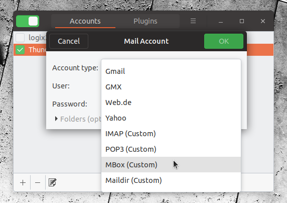 Gnome Email Notifications App Mailnag 1.3 Adds Support For Mbox and ...