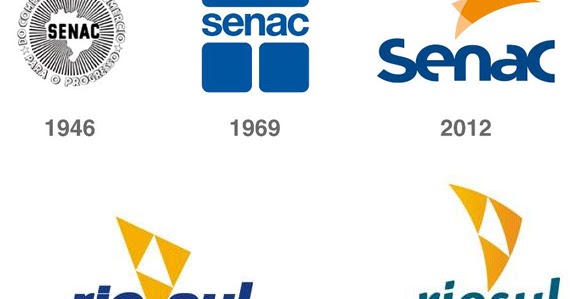 Octavio Aragão: Logos novos do Senac e do Shopping Rio Sul
