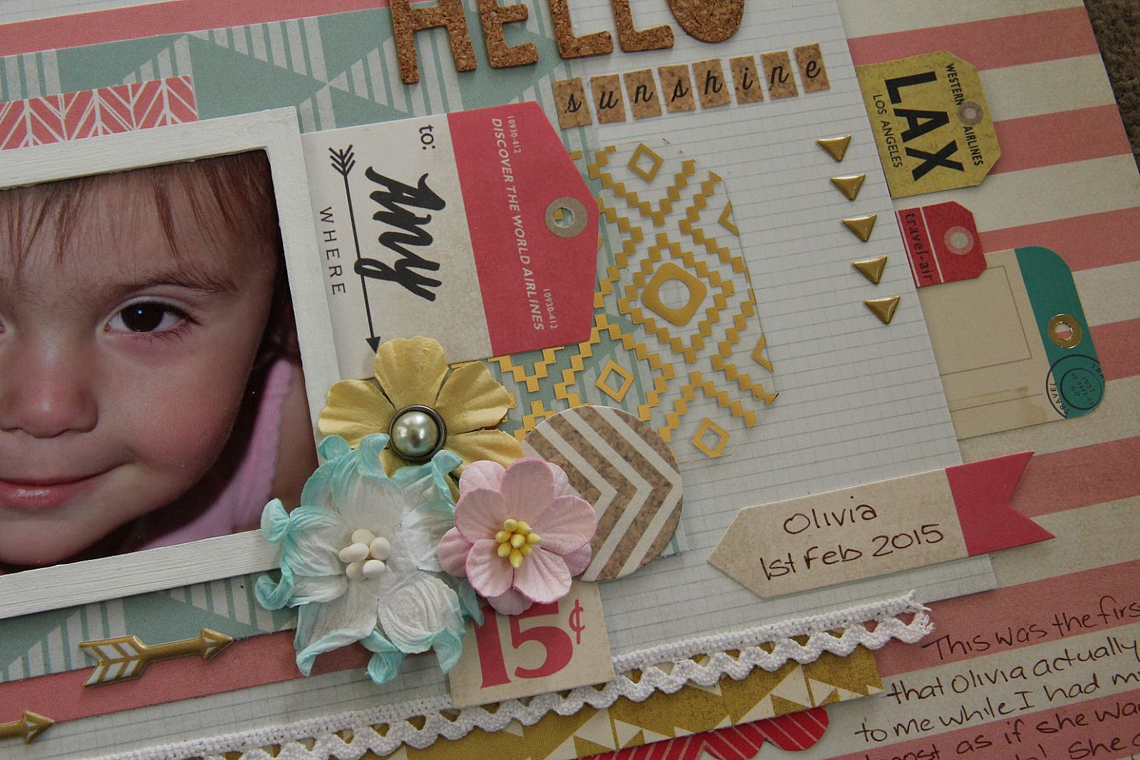 Lou's World: 3rd Crate Paper "Journey" layout for All About Scrapbooks
