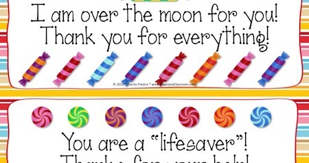 Classroom Freebies Too: Sweet Treats for Staff!