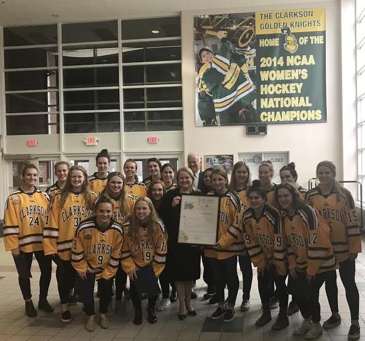 Addie Jenne Press Releases: Assemblywoman Jenne honors Clarkson women's ...