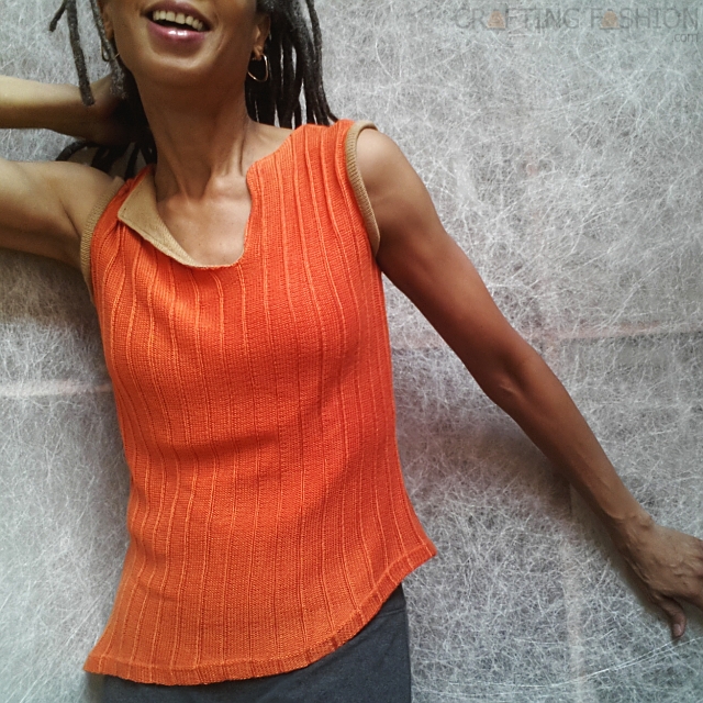 O! Jolly! Crafting Fashion: I'm Done with the Tangerine Top