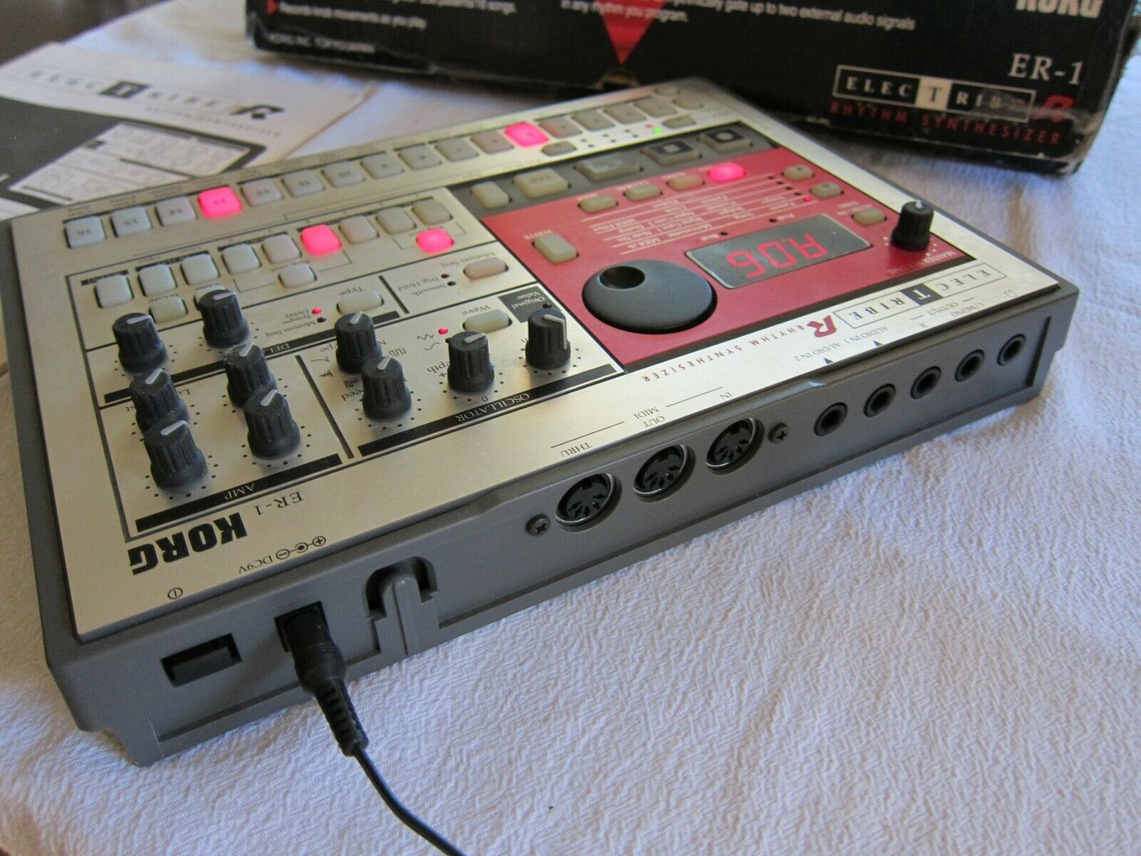MATRIXSYNTH: Korg Electribe ER-1 Rhythm Synthesizer w/ Original Box ...