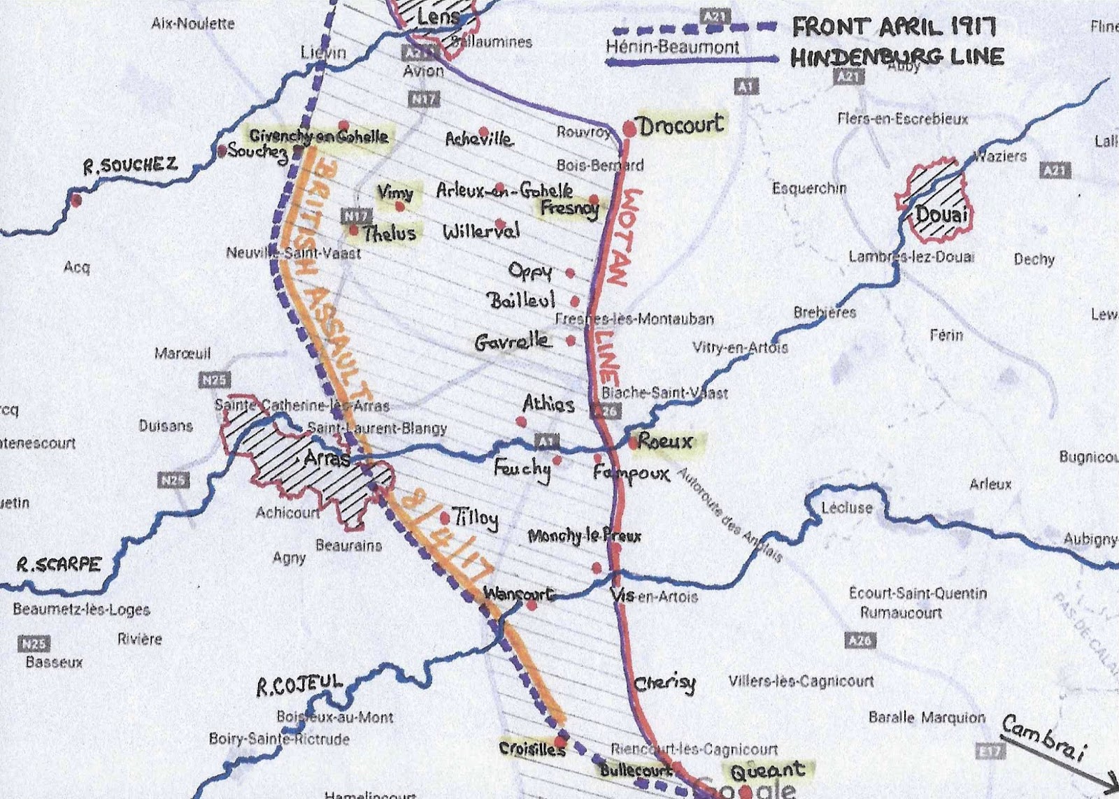 WW1 - I Was There In Spirit: The Battle of Arras