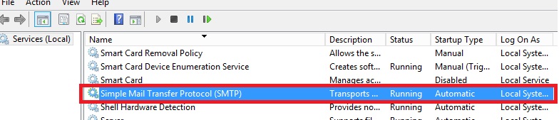Configurar SMTP (envió de email) en Windows Server 2012
