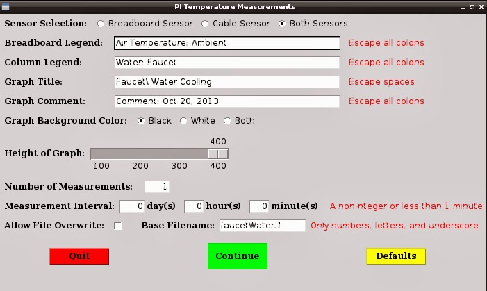 The Pi & I: Adding Graphical Users Interface to Graphing Temperature ...