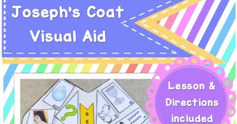Joseph's Coat Visual Aid | Bible Fun For Kids