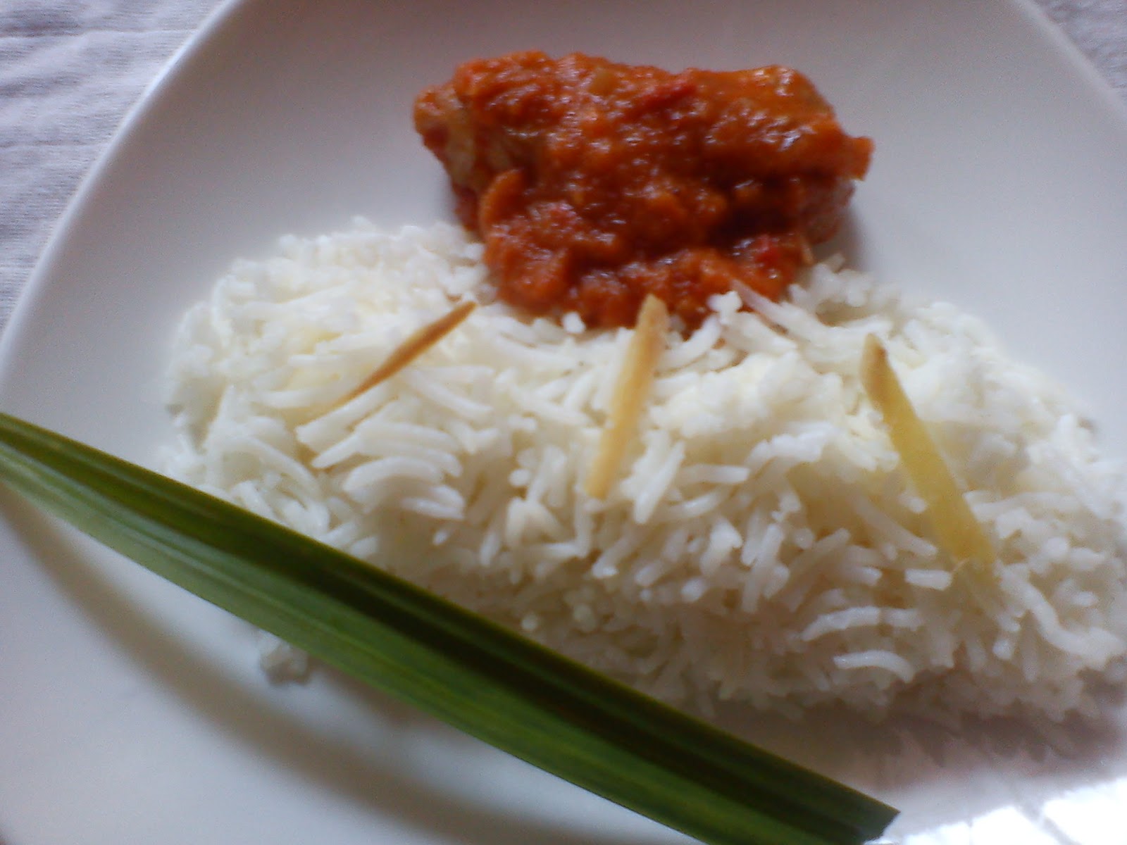 Fish sambal with coconut milk rice | Bake Tales