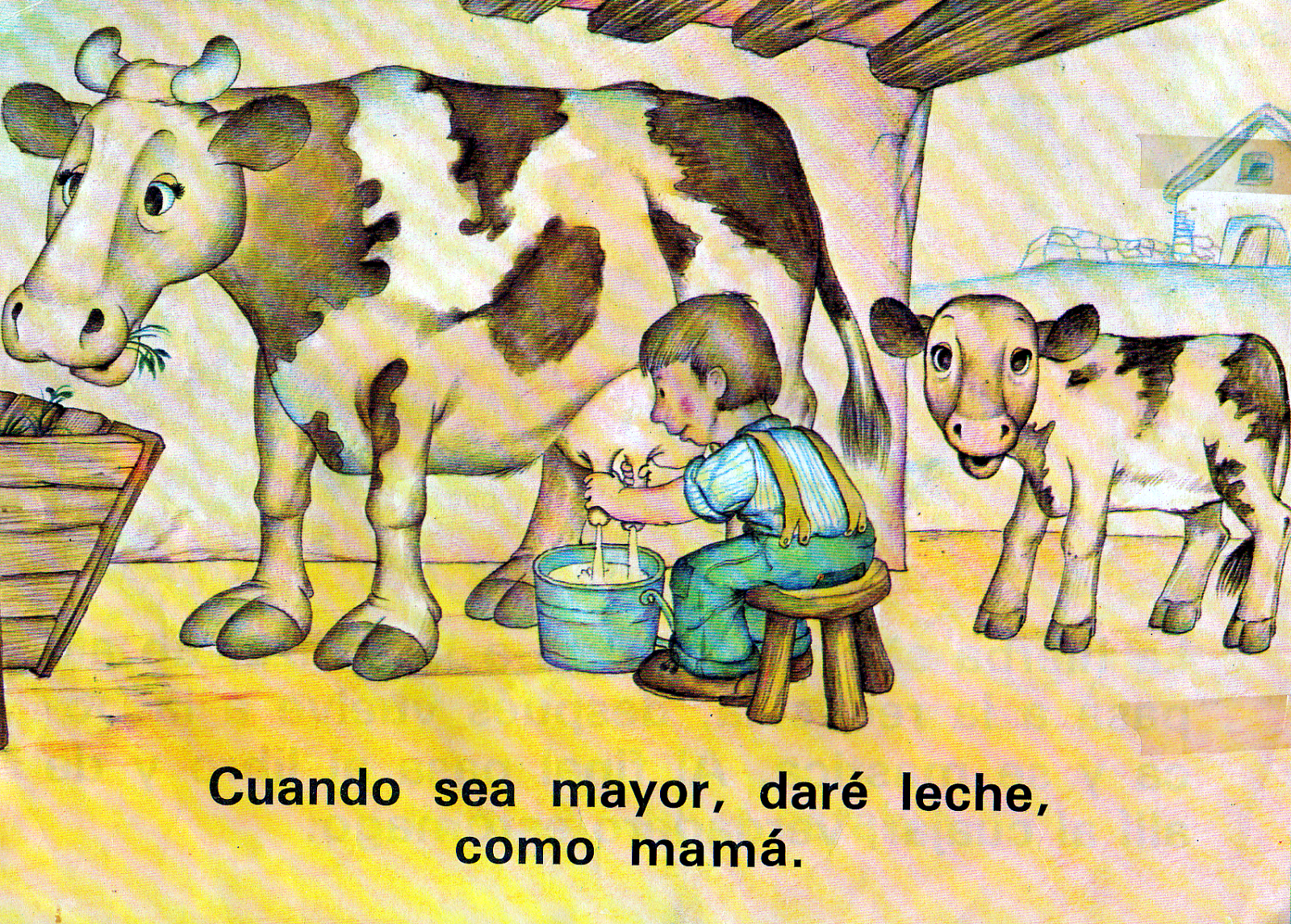 Escuela infantil castillo de Blanca: LA VACA