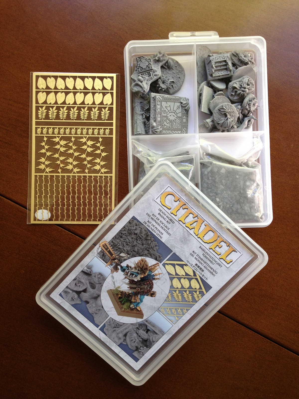 one inch warriors: Death World Basing Kit Unpacking & Review