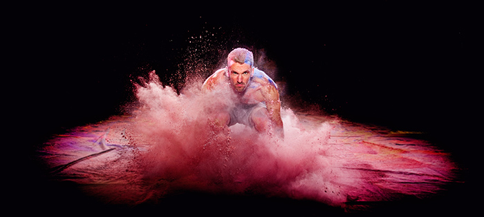 th-photography: Powder Paint Portrait Shoot