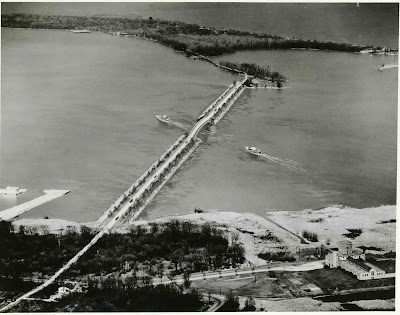 Sandusky History: Before and After Photos of the Cedar Point Causeway
