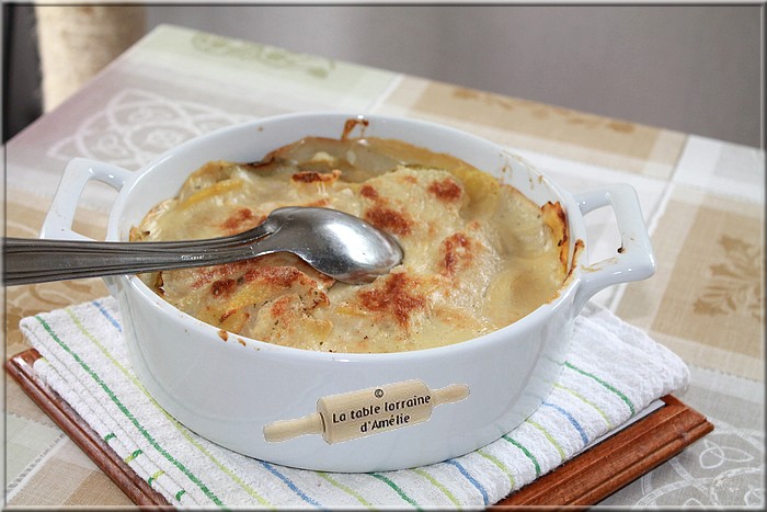LA TABLE LORRAINE D'AMELIE: Gratin de choux-raves et pommes de terre ...