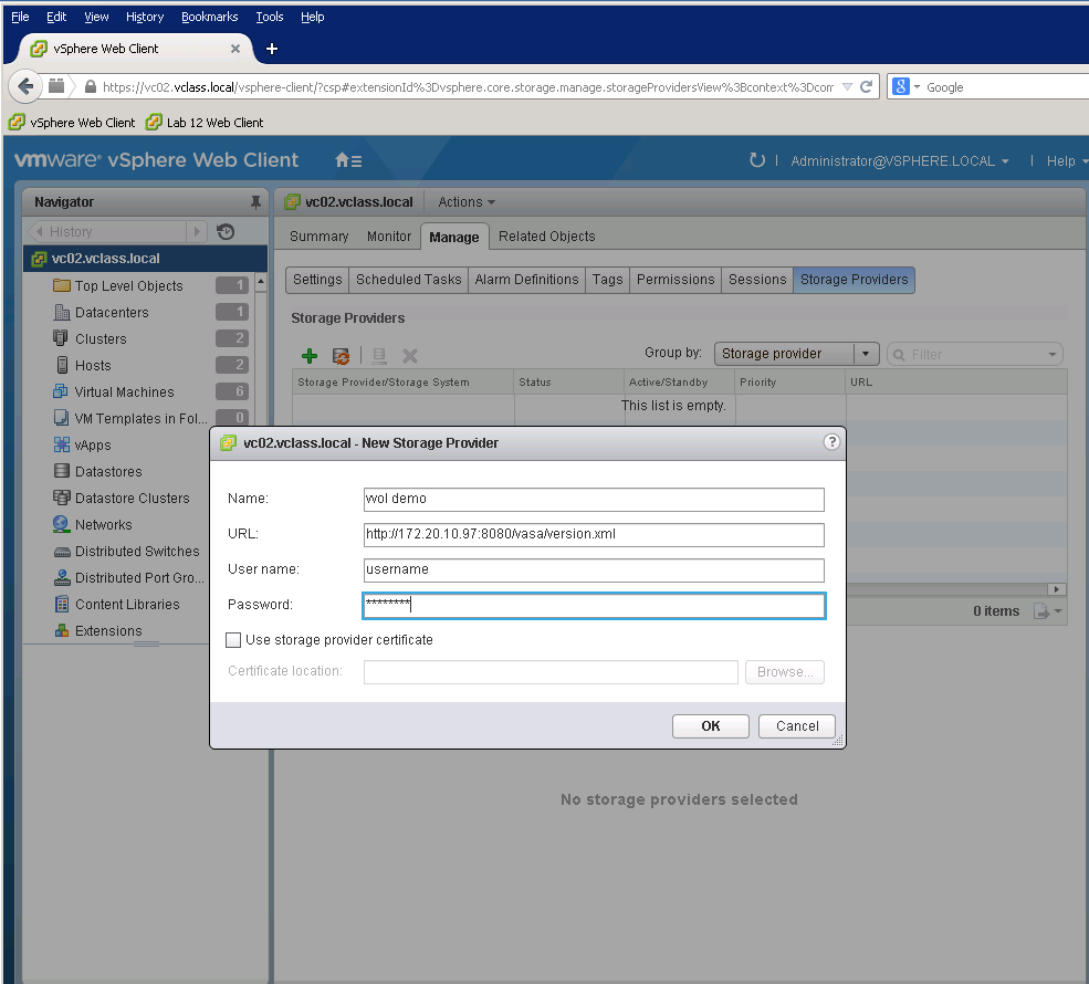 Just one more esxi-guy: VVOL Demonstration