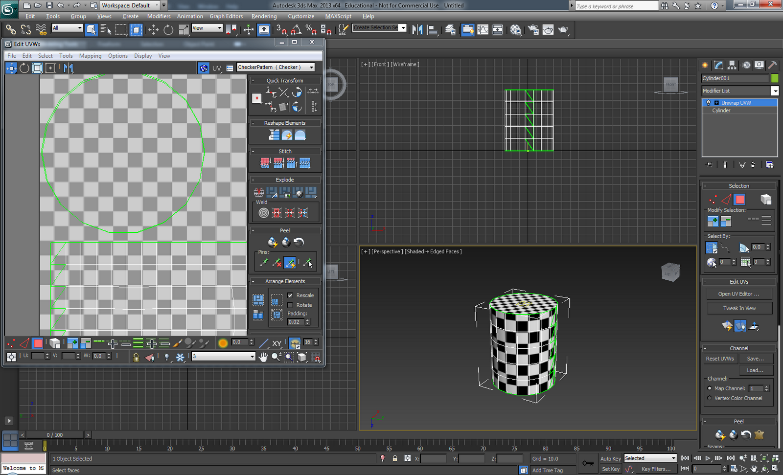 Artwork of Edmund Aubrey: 3d Lesson 10 - Texture Unwrapping