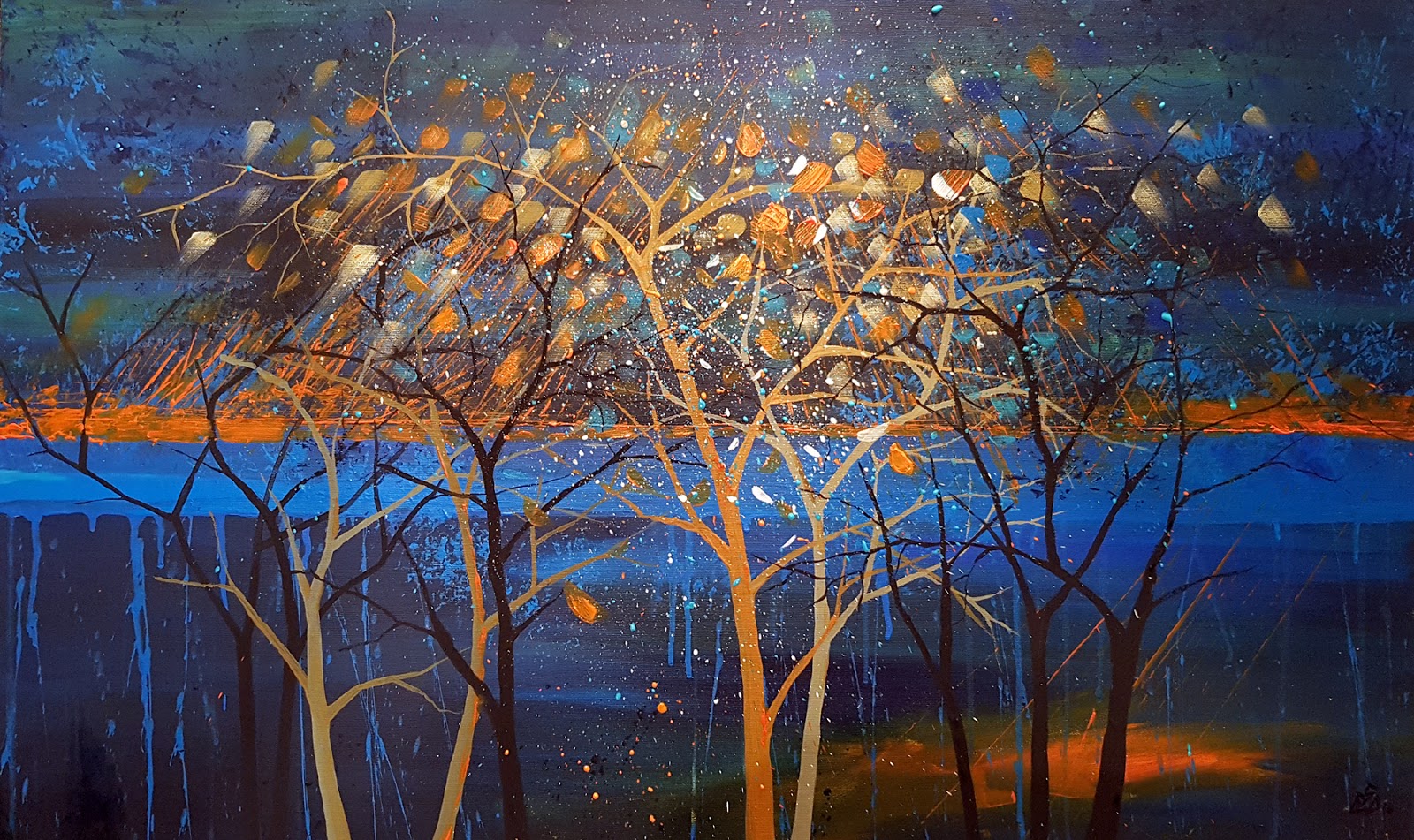 GALERIA DE ARTA GABRIELA CALINOIU: Pictura peisaj abstract