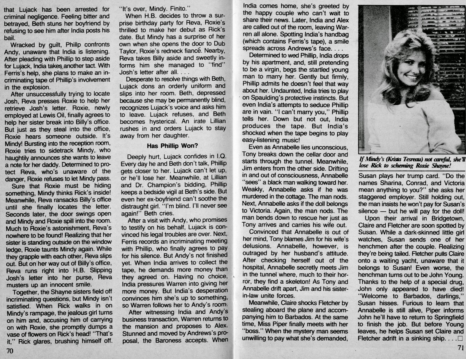 Guiding Light Recap-November 20, 1984 (SOD)