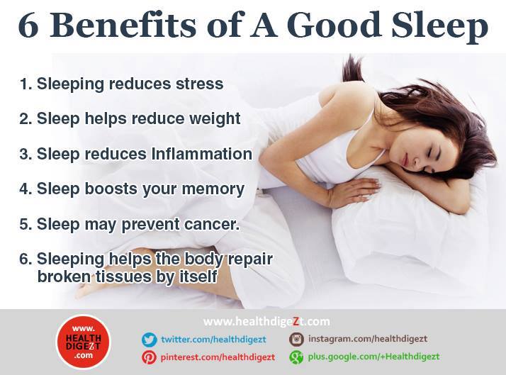 6 Benefits Of A Good Sleep
